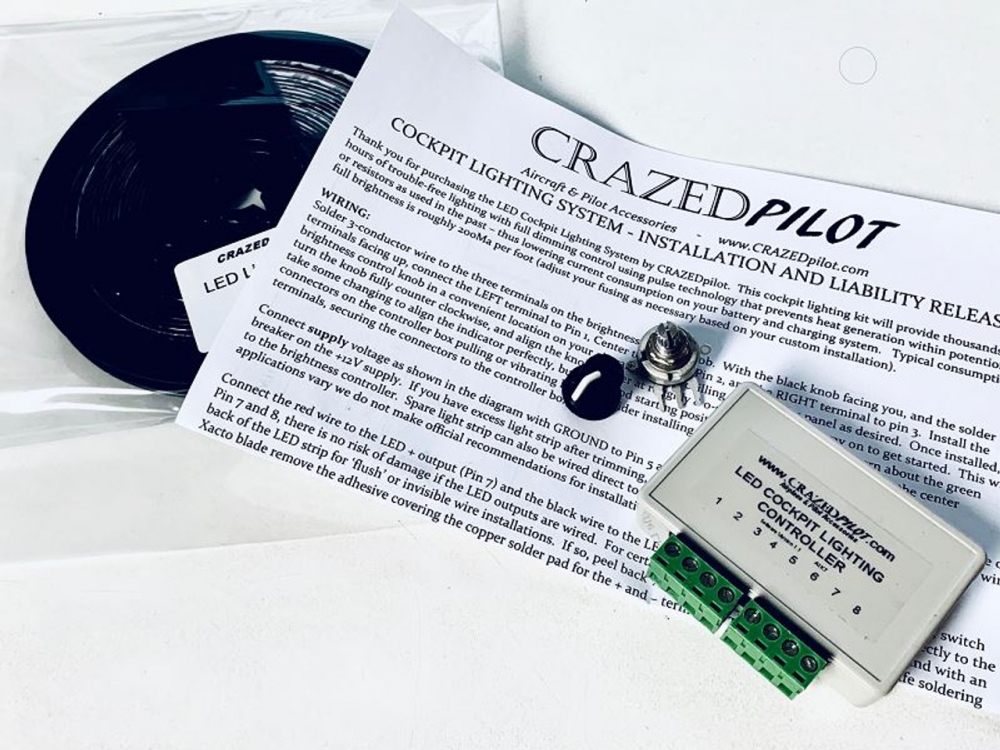 LED Cockpit Lighting System, Digital Dimmer | EdgePerformance AS Webshop